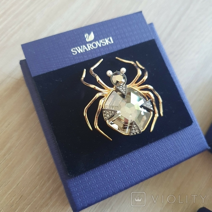 Брошь Swarovski Spider . 5409681 (110613529) - купити Violity