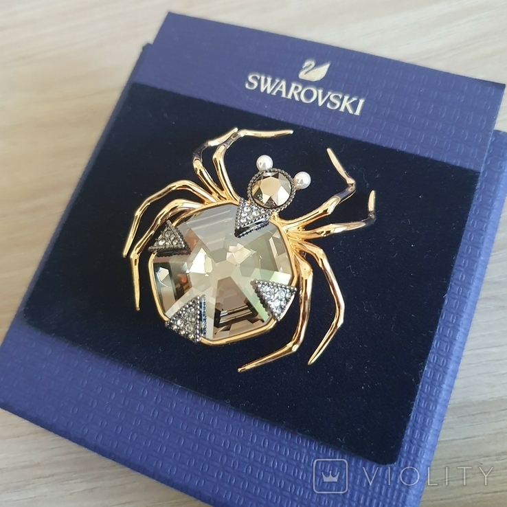 Брошь Swarovski Spider . 5409681 (110613529) - купити Violity
