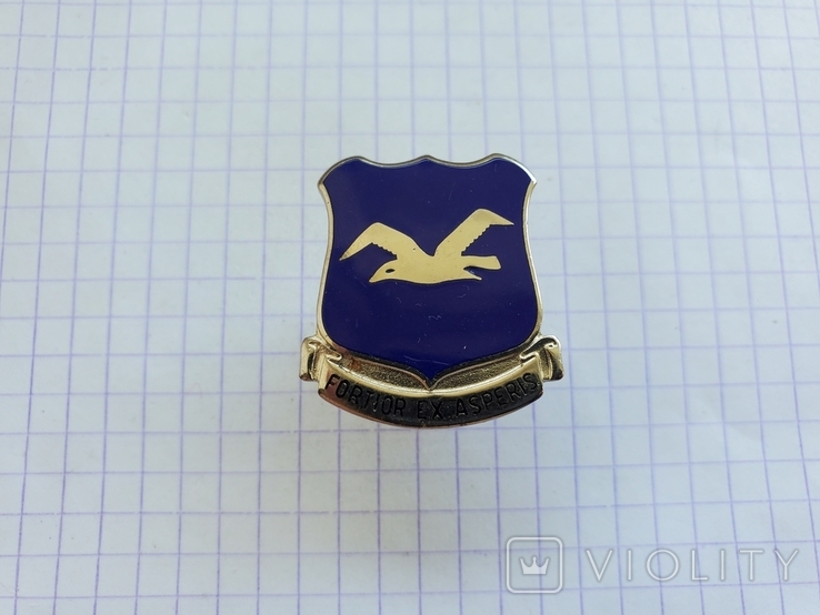 413th Regiment Unit Crest (Fortior Ex Asperis) (111420790) - купити Violity