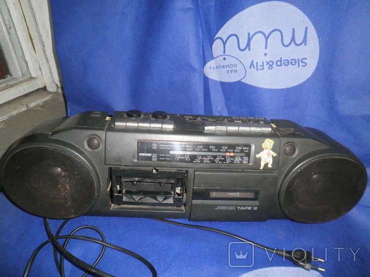 "SHARP" Model WQ-279Z (GY),двухкассетная магнитола,давняя. (111564113 ...