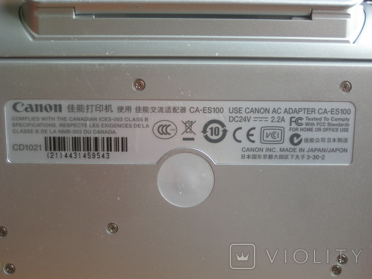 Фотопрінтер canon selphy es1 made in japan (112837335) - купити Violity