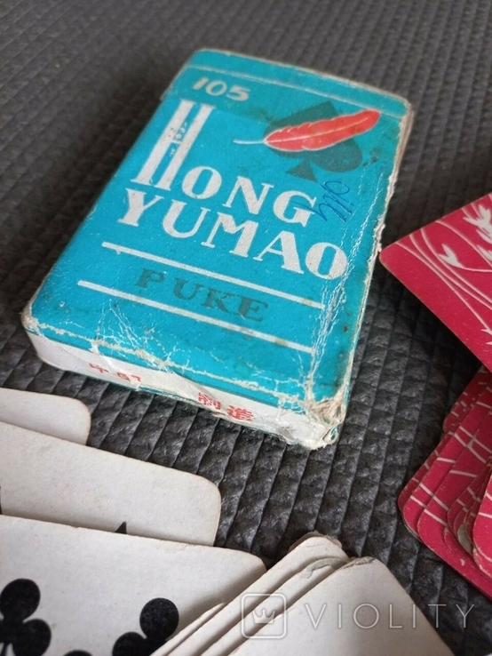 Китайские карты 70-х годов HONG YUMAO PUKE 54 карты (Полная колода ...