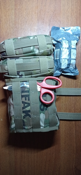Тактическая аптечка IFAK First Aid Kit II с 2 турникетами, Цвет ...