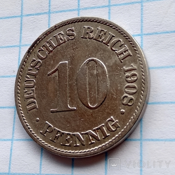 10 pfennig 1908г. АА (113328095) - купити Violity