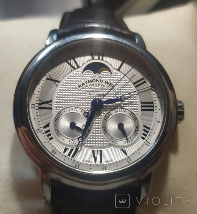 "RAYMOND WEIL MAESTRO MOON PHASE" 40MM (Коробка, Инструкция)) – на ...