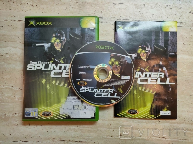 Диск Tom Clancy`s Splinter Cell (Xbox) - «VIOLITY»