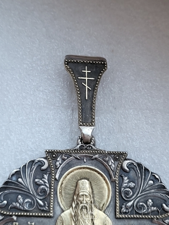 Large Pectoral Icon of Agapit the Healer of the Caves 1026-1095 ...