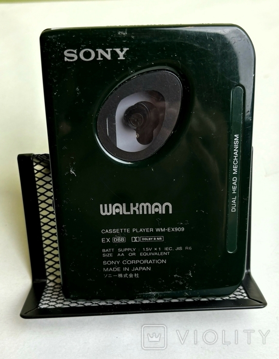Винтажный плеер кассетный Sony Walkman WM 909 - «VIOLITY»
