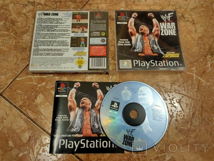 Диск WWF War Zone (PlayStation One) - Violity