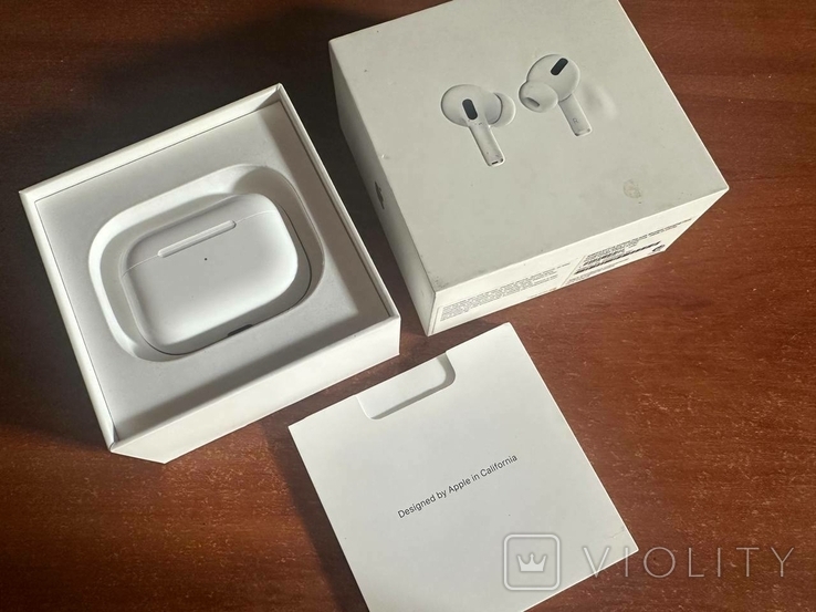 Apple AirPods pro оригінал A2190 кейс за Вашу ціну - «VIOLITY»