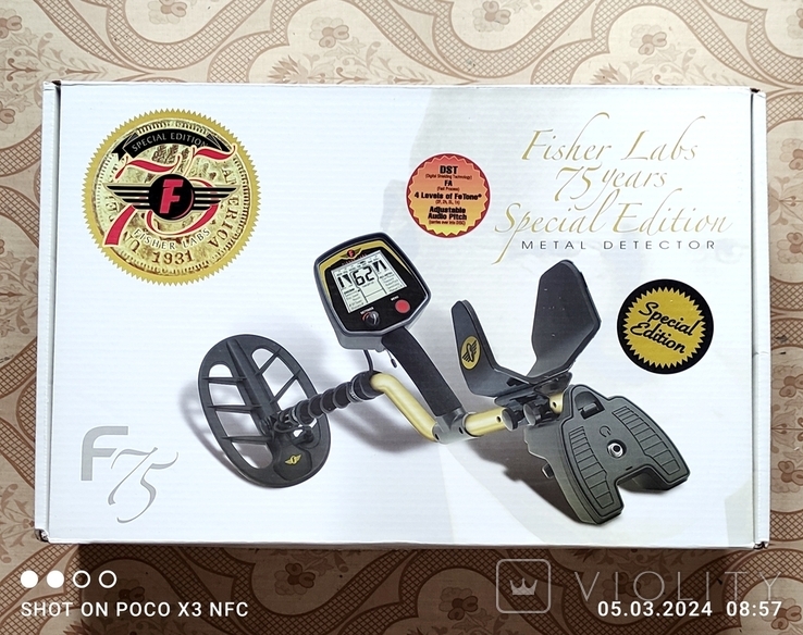 Fisher F-75 Special Limited Edition Black. (115887291) - купити Violity