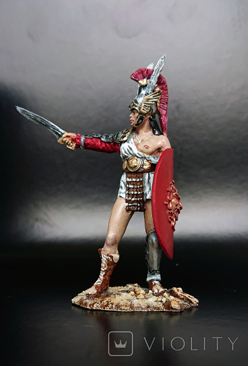 Женщина-гладиатор (gladiatrix) с обнажённой грудью, масштаб 1:32 ...
