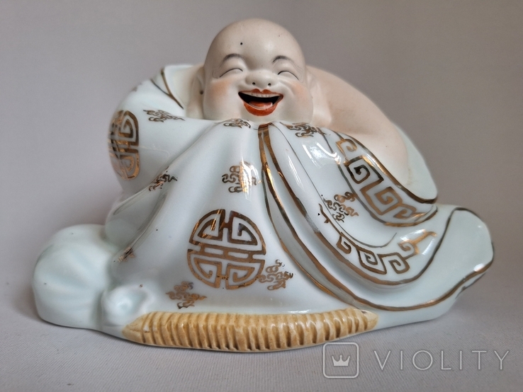 Porcelain figurine of Buddha Hotei china (116250307) - buy on Violity