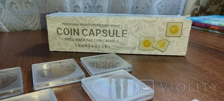 Quad capsules with inserts for sizes 40mm,35mm,30mm,25mi,20mm 5pcs ...