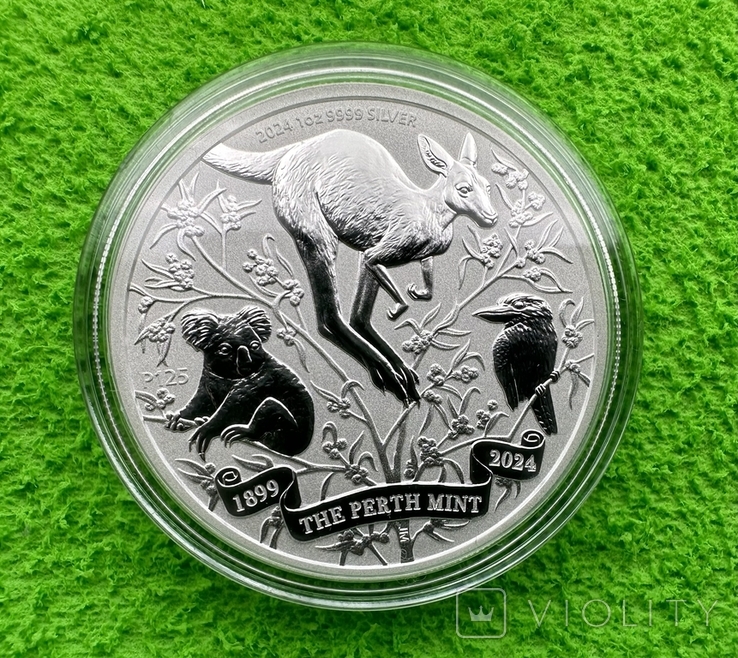 2024 Новинка 125 років монетному двору Perth mint Коала Кенгуру ...