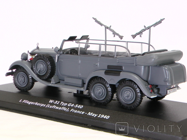 Сборная масштабная модель автомобиля Mercedes-Benz W31 Typ G4-540 ...