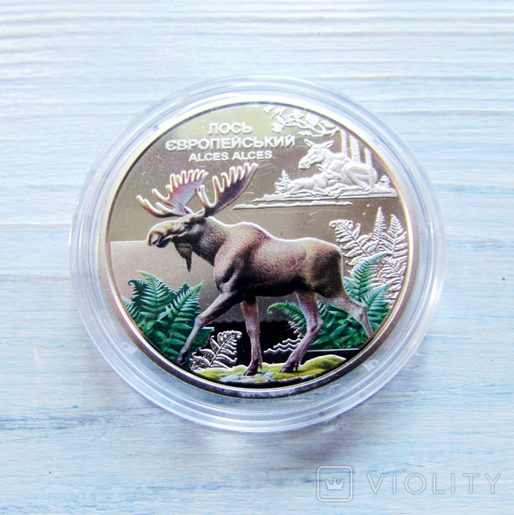 Chernobyl. Revival. European moose coin 5 UAH 2025 (120743322) - buy on ...