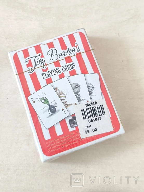 Карти для гри Tim Burton's Playing Cards (2009, Dark Horse Deluxe, нові ...