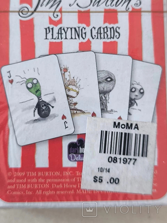 Карти для гри Tim Burton's Playing Cards (2009, Dark Horse Deluxe, нові ...