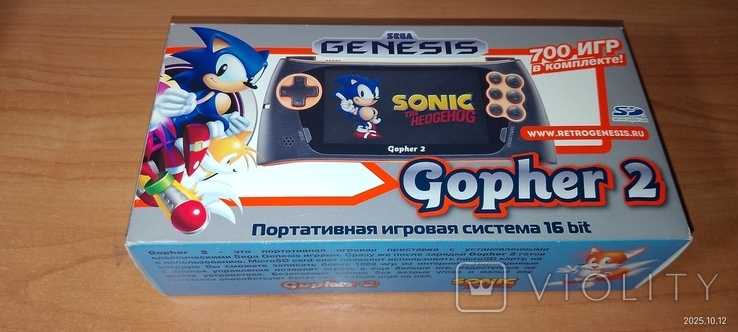 Новая игровая консоль 16-BIT Gopher 2 RetroGenesis. Эмулятор игр на ...