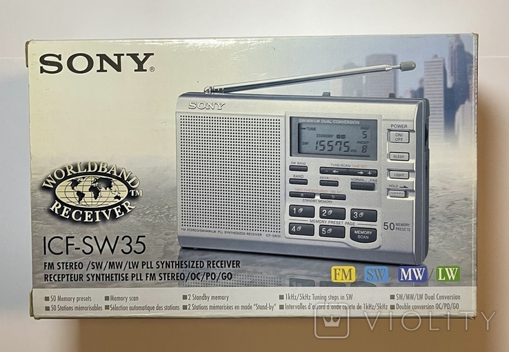 Цифровой радиоприемник SONY ICF-SW35 (121422096) - купить на Violity