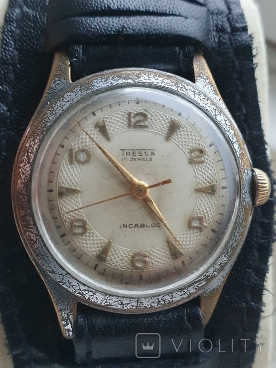 Вінтажний швейцарський годинник Tressa 17 Jewels (Incabloc) після ...