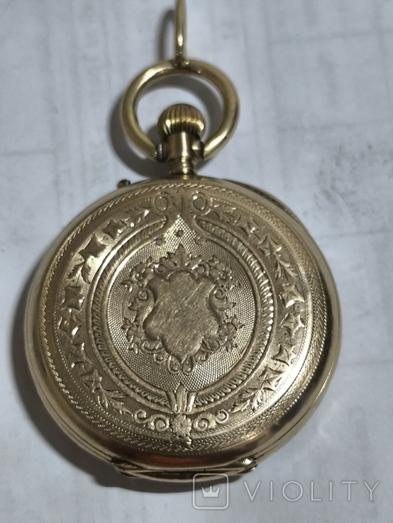 Карманные часы Швейцария Ducommun-Sandoz & Cie 1880 г. золото 585 ...
