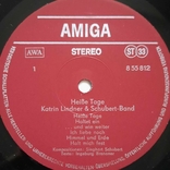 Katrin Lindner Schubert-Band / Heisse Tage / 1981 / LP / Album / Red ...