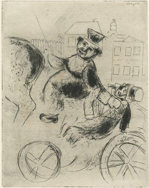 Marc Chagall: illustrations for “Dead Souls” by Nikolai Gogol - Journal ...